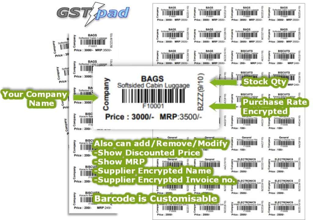 GSTpad Billing/Accounting/barcode Software
