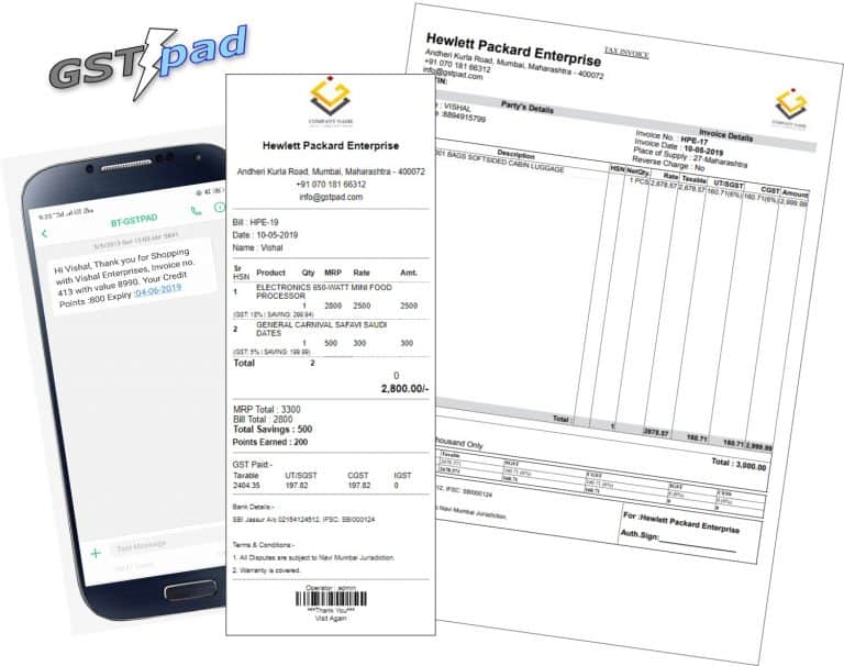 GSTpad Billing/Accounting/barcode Software