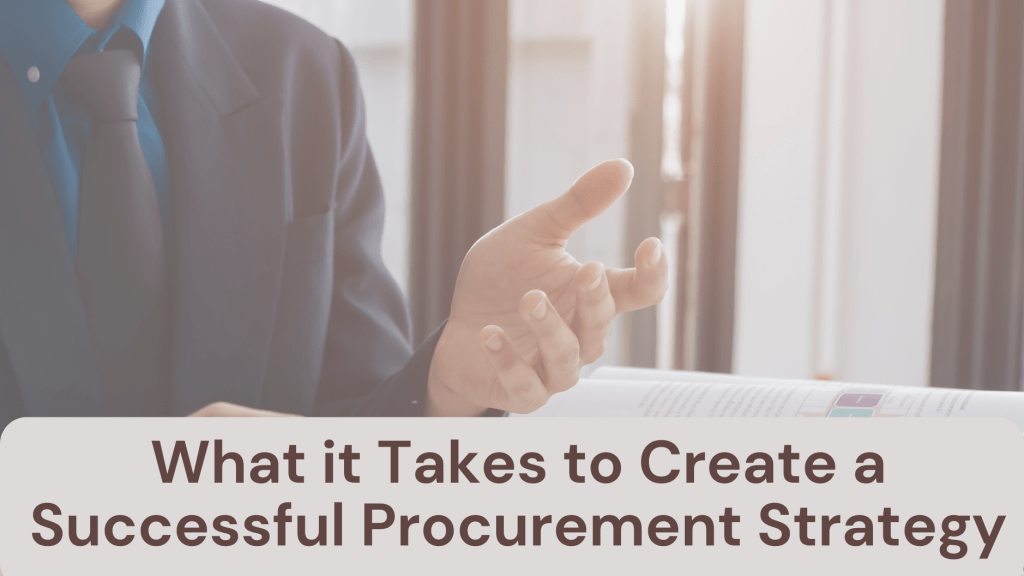 Retail procurement strategy: What you should know!